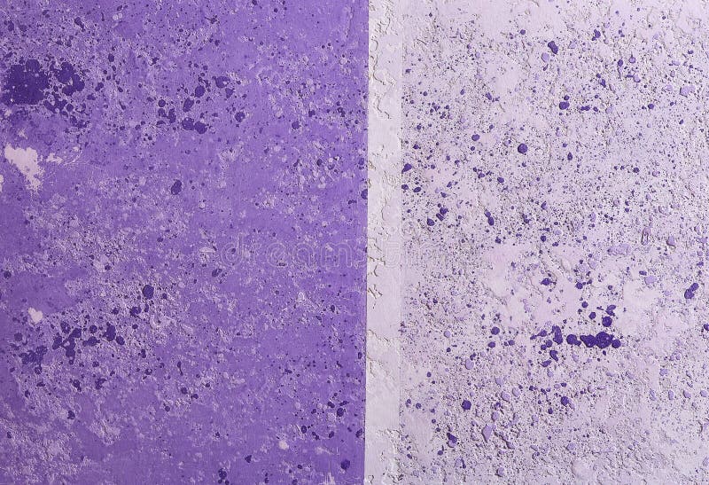 Comparing Two Types of Purple Rough Plaster Texture Background. Abstact ...