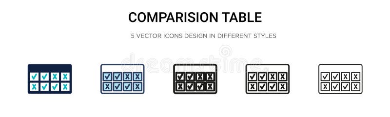 Comparision Stock Illustrations – 114 Comparision Stock Illustrations ...
