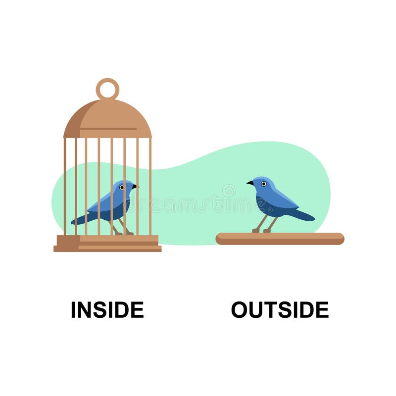 Comparison Adjective Child Explanation Card Stock Vector - Illustration ...