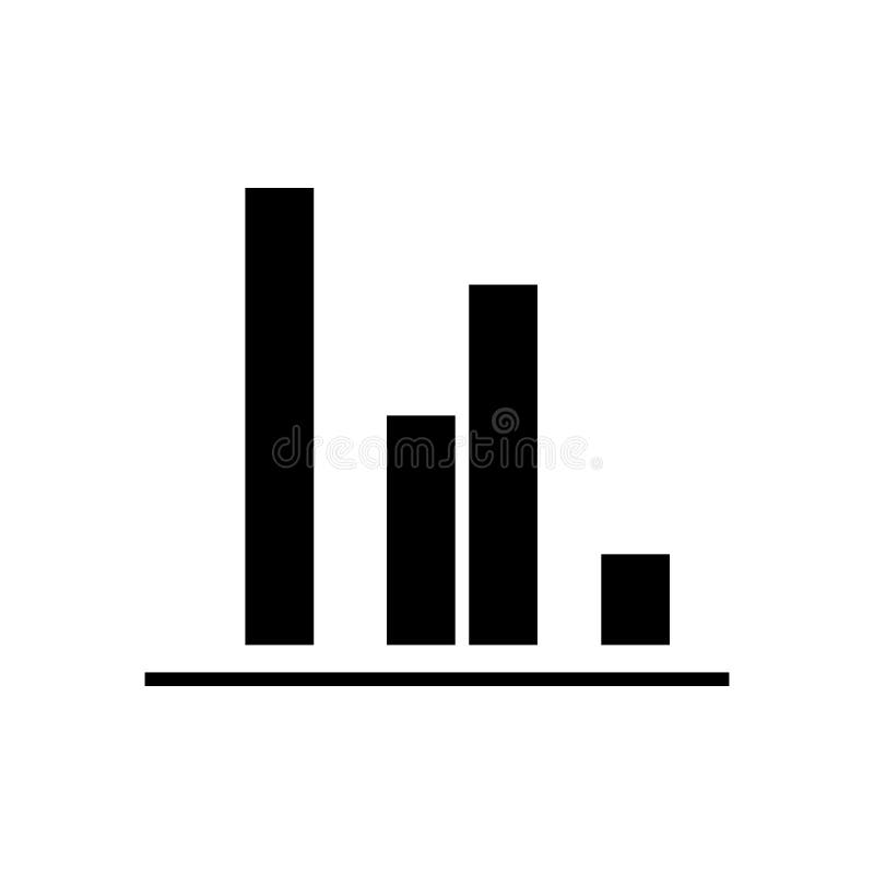 Comparison Chart Black Icon, Concept Illustration, Vector Flat Symbol ...