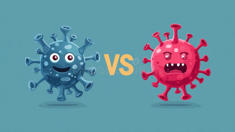 Comparison Chart Illustrating Differences between Vaccines and Viruses ...