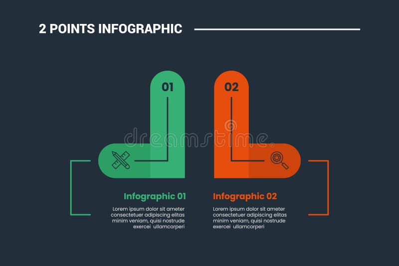 Comparison Choice Infographic Process Diagram with Creative Round ...