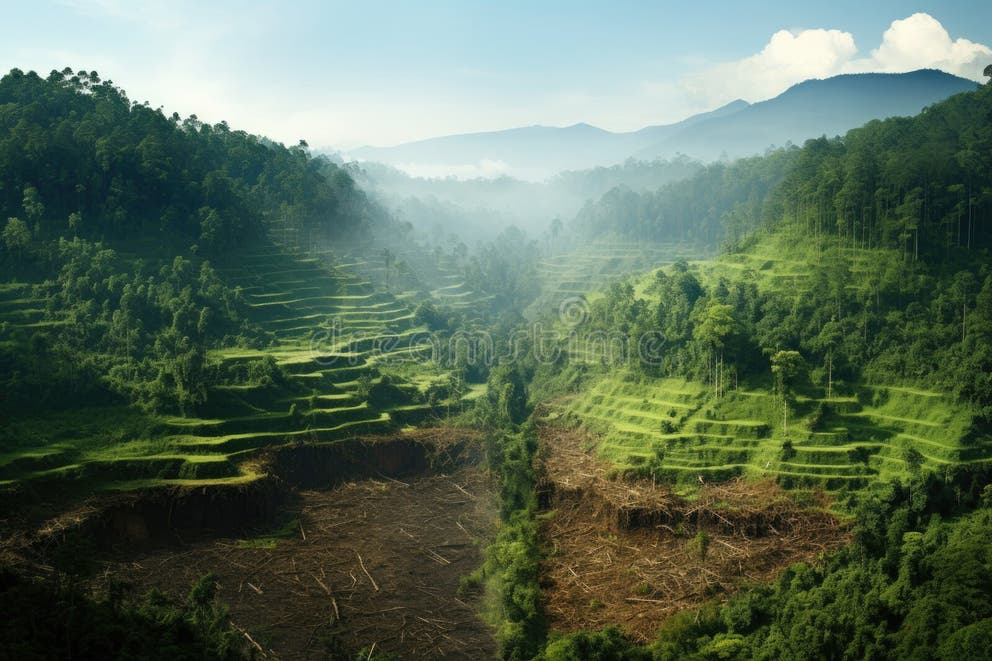 Before and after Comparison of Deforested and Reforested Land Stock ...