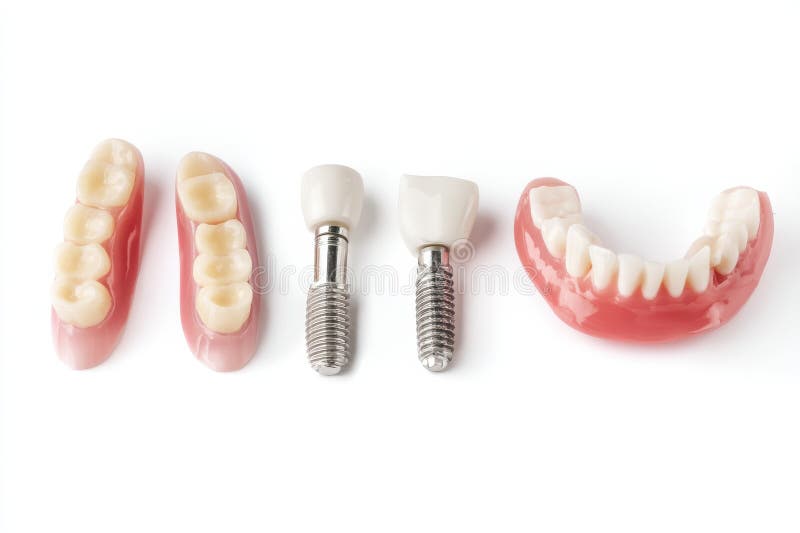 Comparison of Dental Bridge, Denture, and Dental Implant Models on a ...