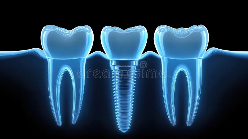 Comparison of a Dental Implant and Healthy Natural Tooth Structure ...