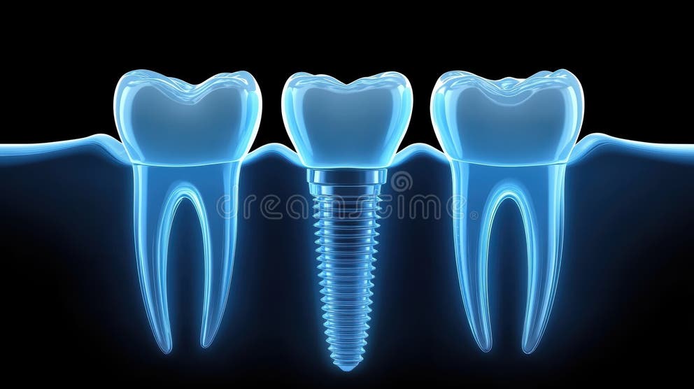 Comparison of a Dental Implant and Healthy Natural Tooth Structure ...