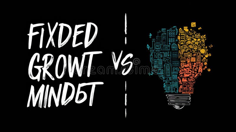 Comparison of Fixed and Growth Mindset Illustrating the Differences in ...