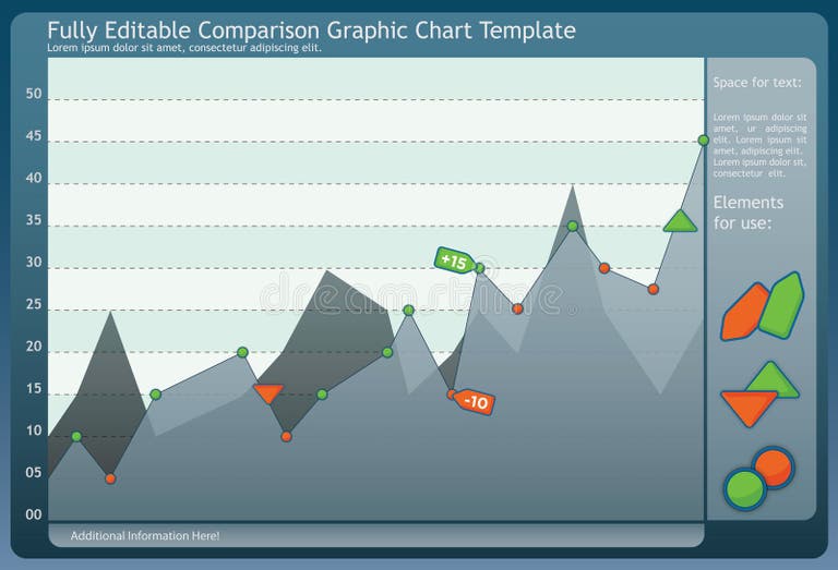 Comparison graphic chart stock vector. Illustration of economy - 19110347