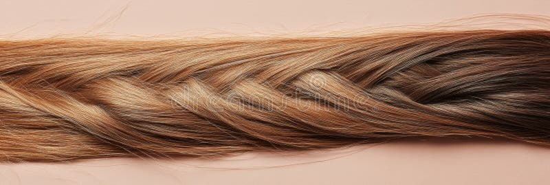 Comparison of Healthy and Damaged Hair Strands Showcasing Texture and ...