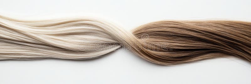 Comparison of Healthy Smooth Hair Strand and Brittle Damaged Hair ...