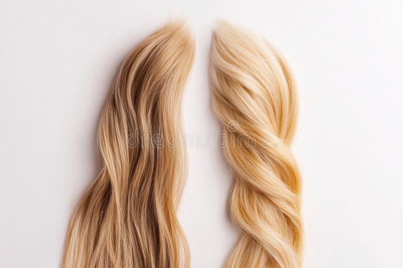 Comparison of Healthy Smooth Hair Strand Versus Brittle Damaged Hair ...