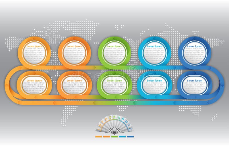 Comparison Infographic for Business Support Stock Vector - Illustration ...