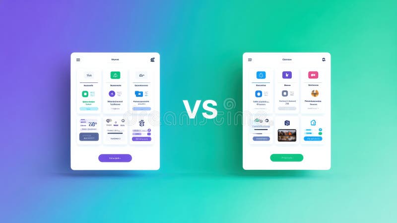 Comparison of Native and Hybrid Mobile Apps Showcasing Features and ...