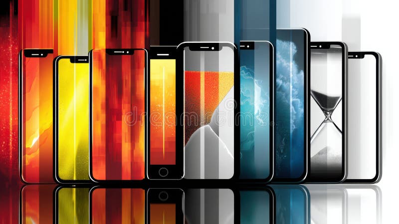 Comparison of Old and New Smartphones Shows the Evolution of Technology ...