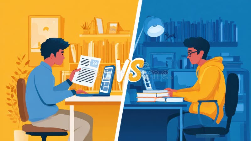 Comparison of Online Classes and Offline Classes in a Dual Column ...