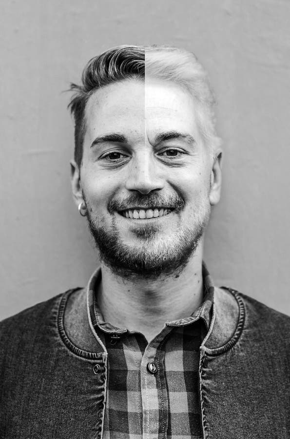 Comparison Portrait of the Same Man Young and Old - Comparison between ...