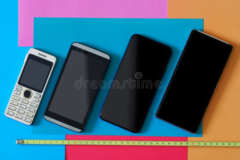 Comparison of a Push-button Mobile Phone and Smartphones of Different ...