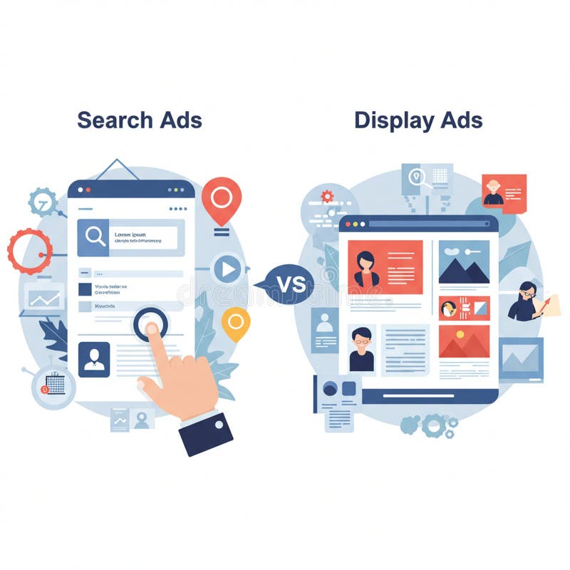 Comparison of "Search Ads" and "Display Ads" in a Digital Marketing ...