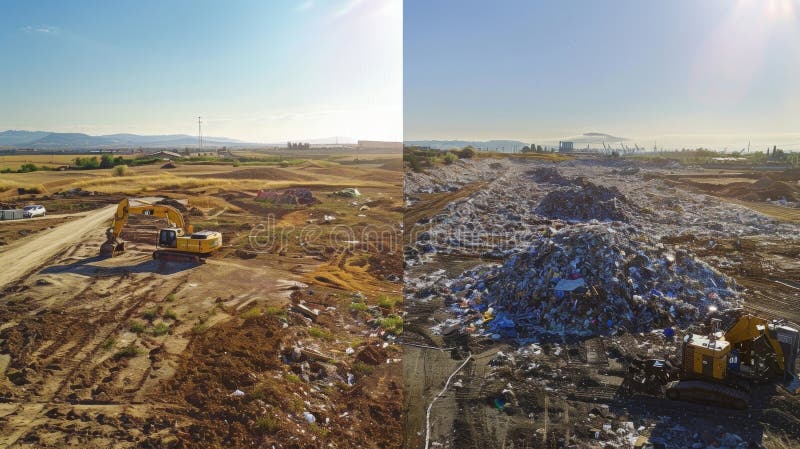 A before and after Comparison Showcasing the Transformation of a ...