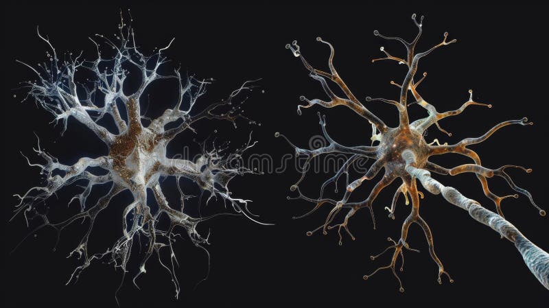 A Comparison between Two Neurons One with Limited Connections and One ...