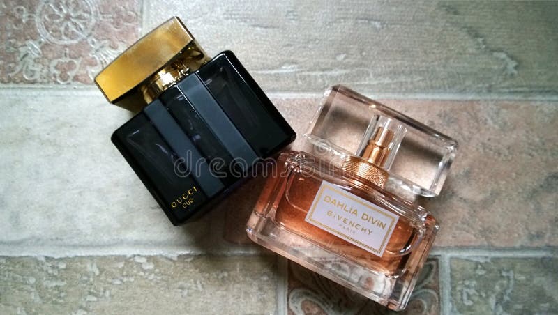 Comparison of Two Perfume Bottles Editorial Photo - Image of gift ...