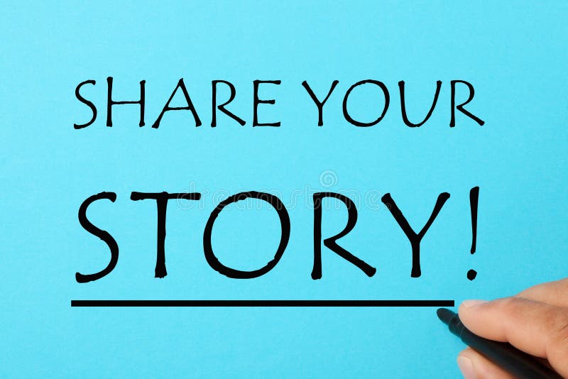 Comparta su historia foto de archivo. Imagen de parte - 128053682