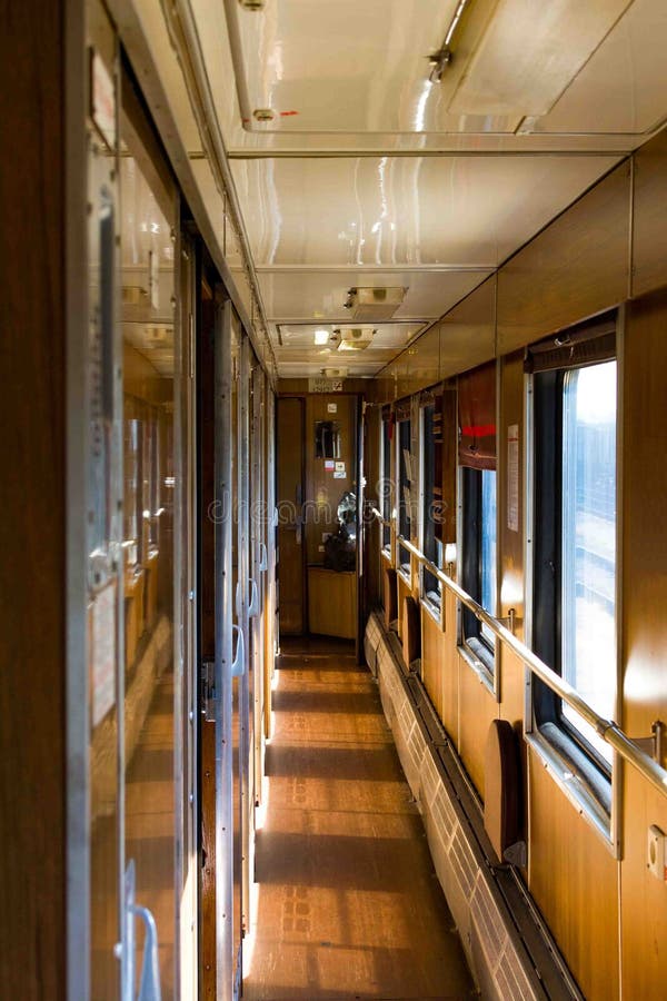 Compartment Car of a Passenger Train Stock Photo - Image of ...