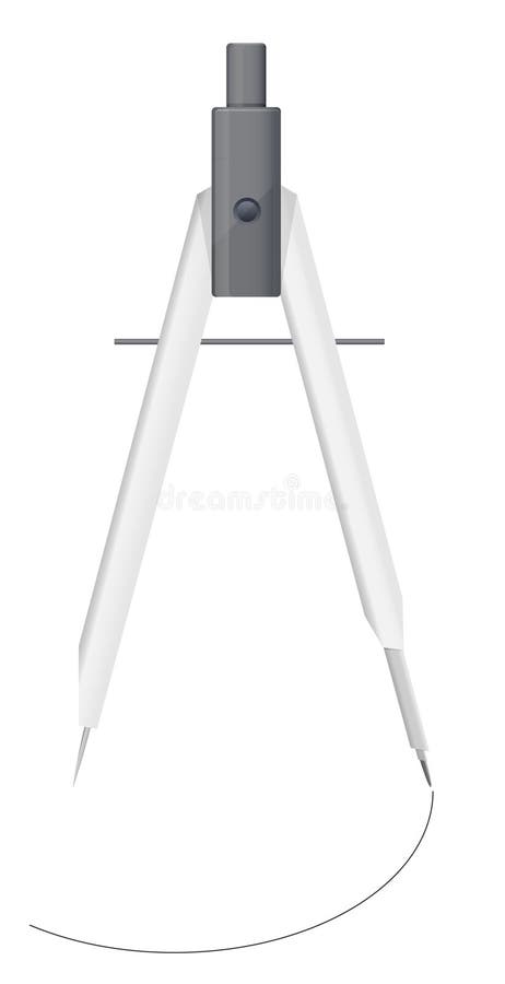 Drawing compasses stock vector. Illustration of accuracy - 8971180