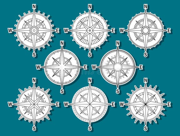 Compas Rose Stock Illustrations – 435 Compas Rose Stock Illustrations ...