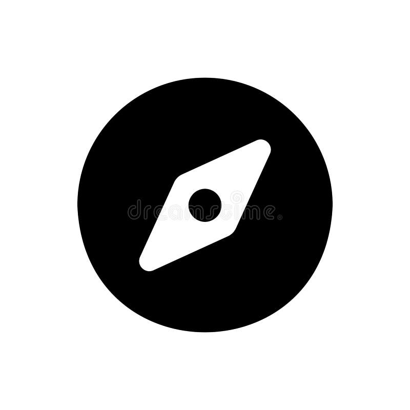 Compas Vector Icon. Indicator of the Cardinal Points Symbol. Vector ...