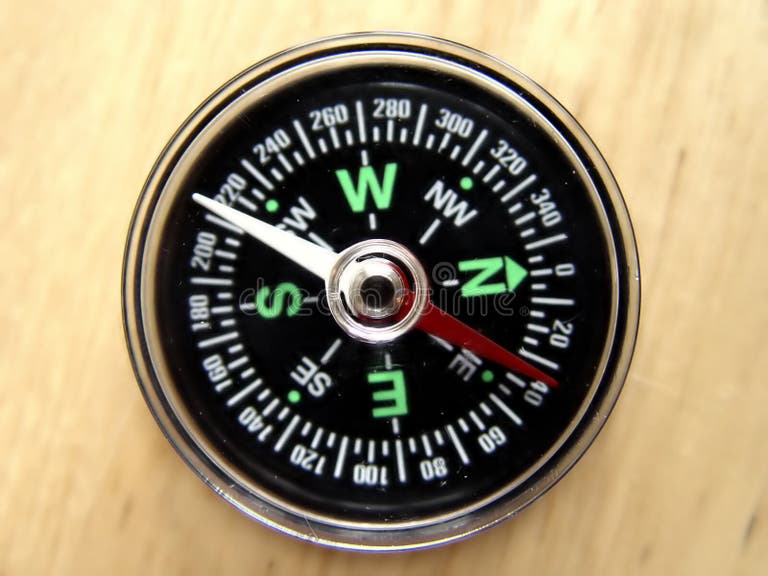 Compass stock image. Image of north, exposed, wood, numbers - 7735