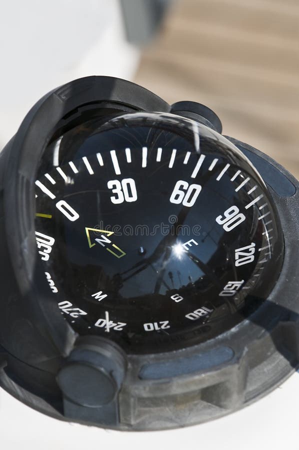 Compass stock image. Image of close, macro, south, yacht - 11216347