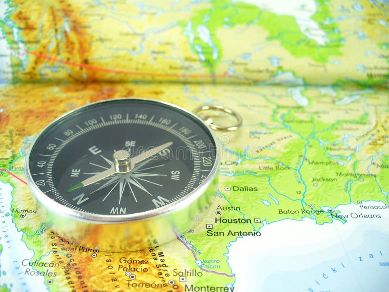 Compass Map North America Stock Images - Download 685 Royalty Free Photos