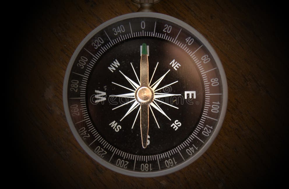 The Compass stock photo. Image of night, compas, navigate - 13647452