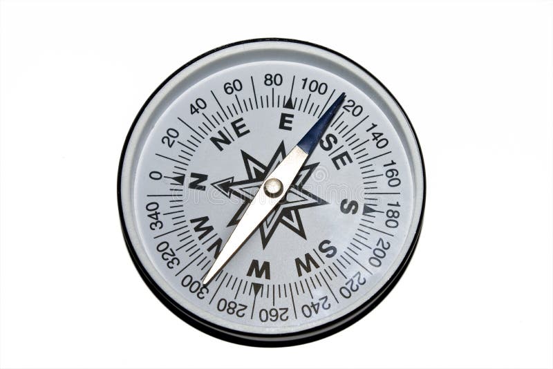 Compass on a map stock image. Image of compass, lost - 13682463