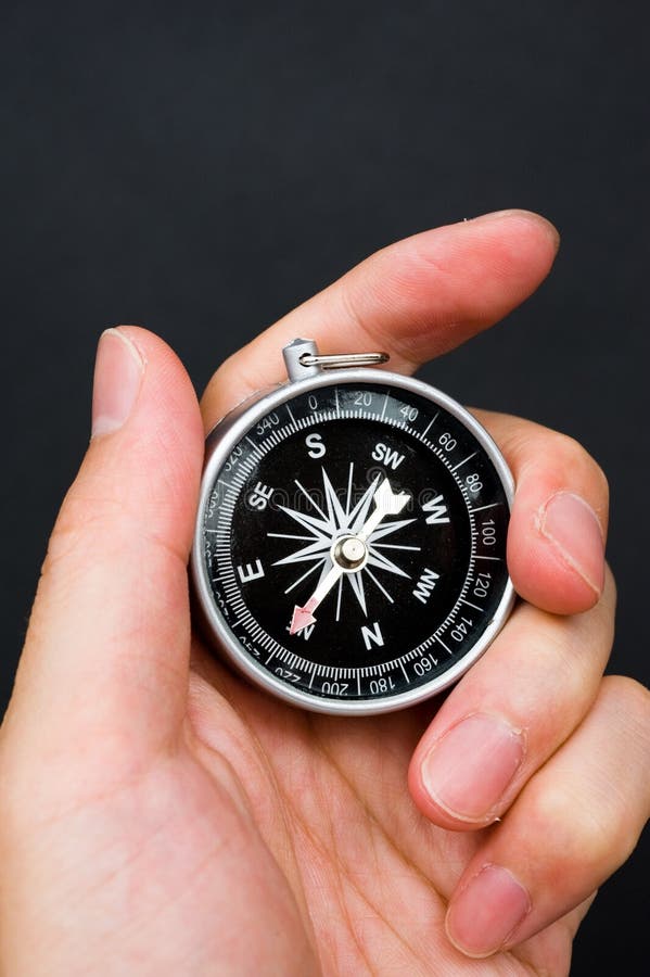 Compass stock image. Image of compass, handling, magnetic - 14634889