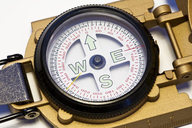 Compass stock image. Image of lens, north, plan, magnetic - 15552999