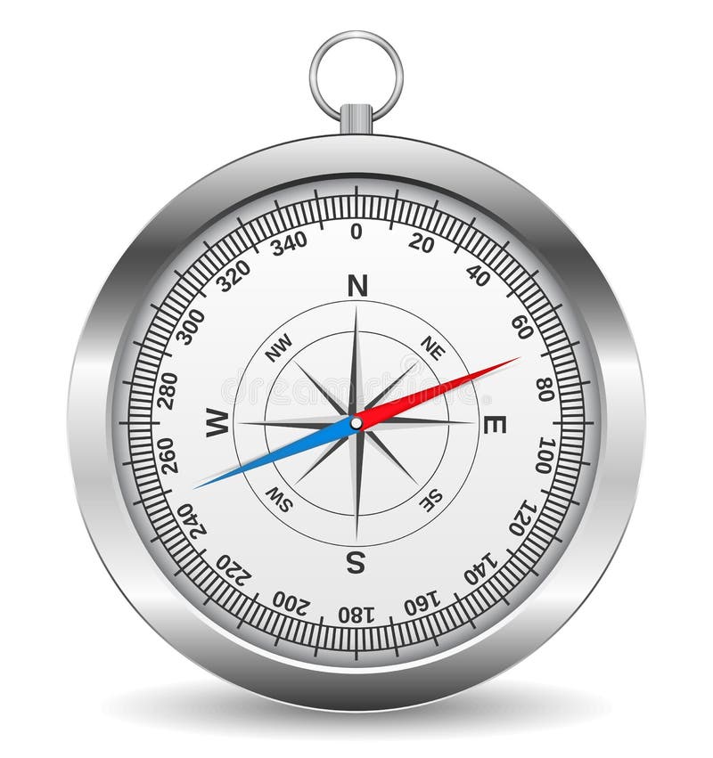 Beautiful Single Compass Icon. Stock Vector - Illustration of marine ...
