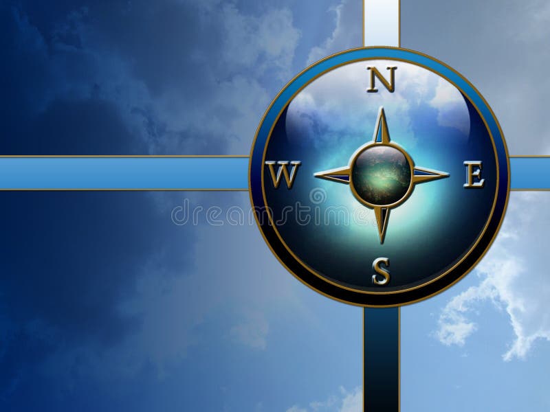Compass stock illustration. Illustration of abstract, conceptual - 2799747