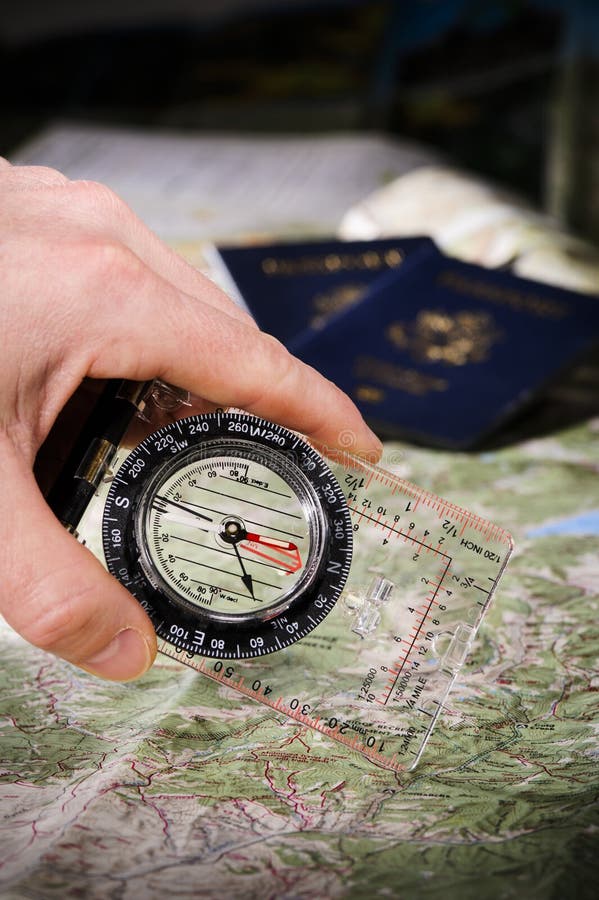 Compass stock photo. Image of discover, journey, footpath - 29329286
