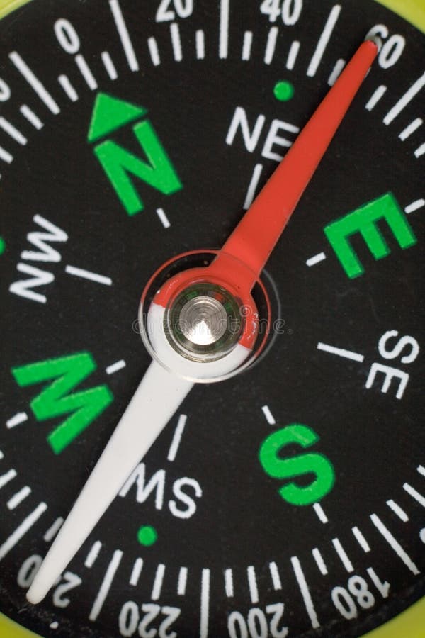 Compass showing north stock image. Image of lost, abstract - 2868247