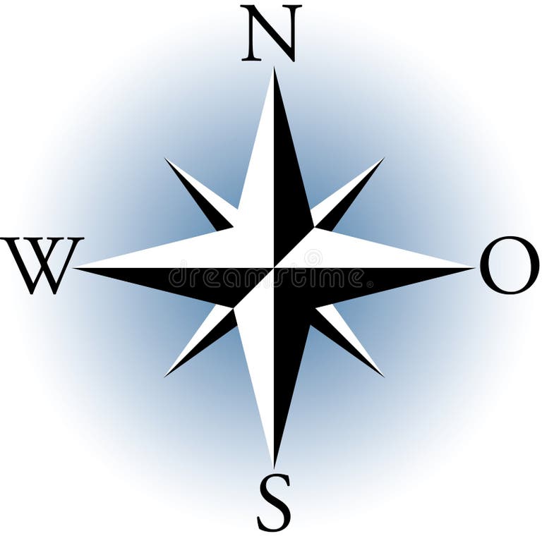 Compass Pointing West Stock Illustrations – 418 Compass Pointing West ...