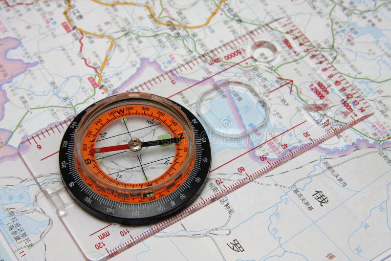 Compass stock photo. Image of focus, east, measure, atlas - 5490506