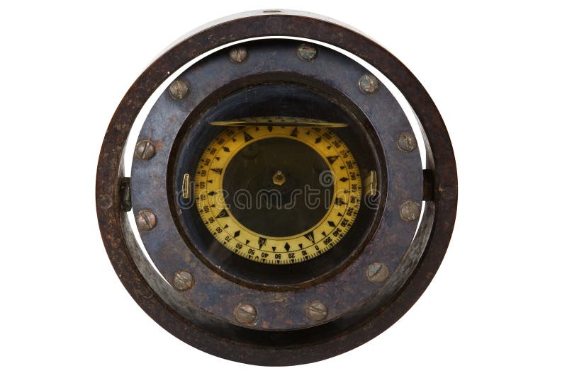Old compass stock image. Image of outdoor, boat, direction - 50721