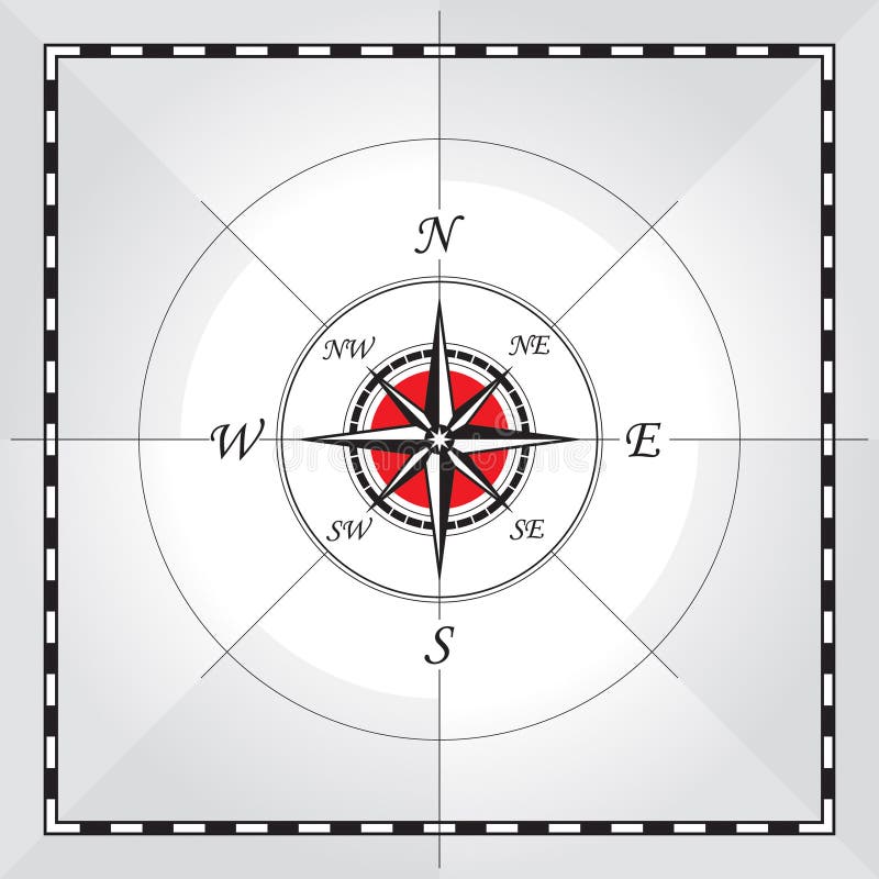 Sun Compass stock vector. Illustration of ancient, elegant - 31580108