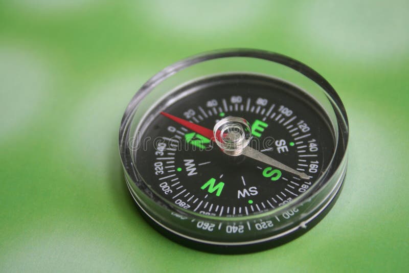 Compass stock photo. Image of forest, jungle, round, green - 729370