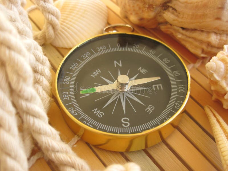 Compass stock photo. Image of rope, arrow, compass, device - 8140050
