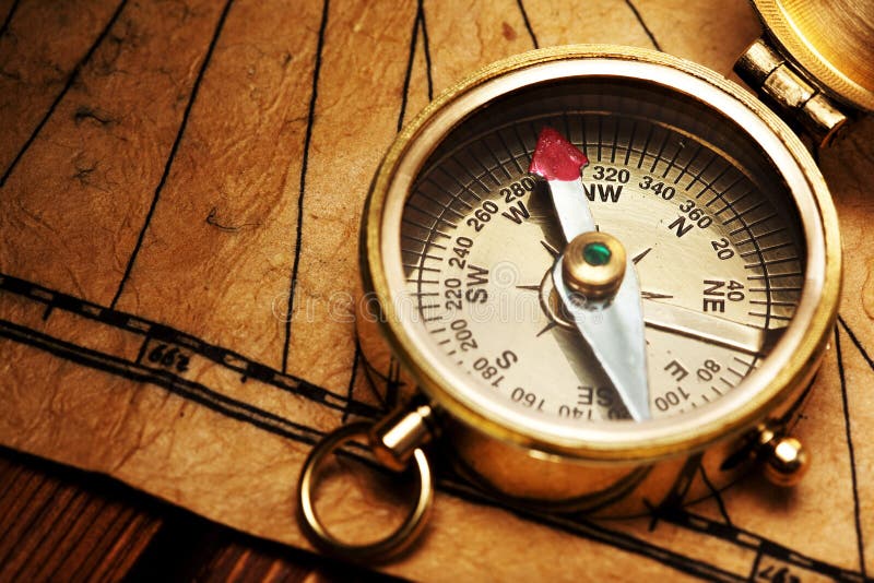 Antique compass face 3 stock photo. Image of degrees, worn - 561284