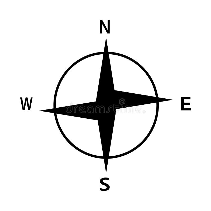 Compass Abstract Icon Graphic Design Template Isolated. Stock Vector ...