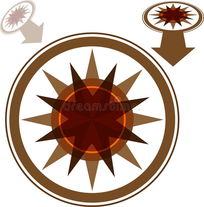 Compass Arrow stock vector. Image of compass, vector - 14123284